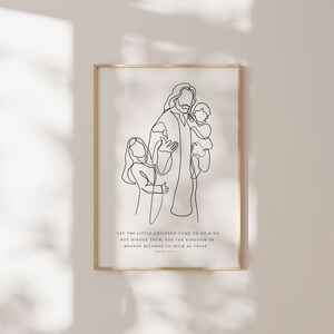 Mark 10:14, Let the Little Children Come to Me, Christian Nursery ...