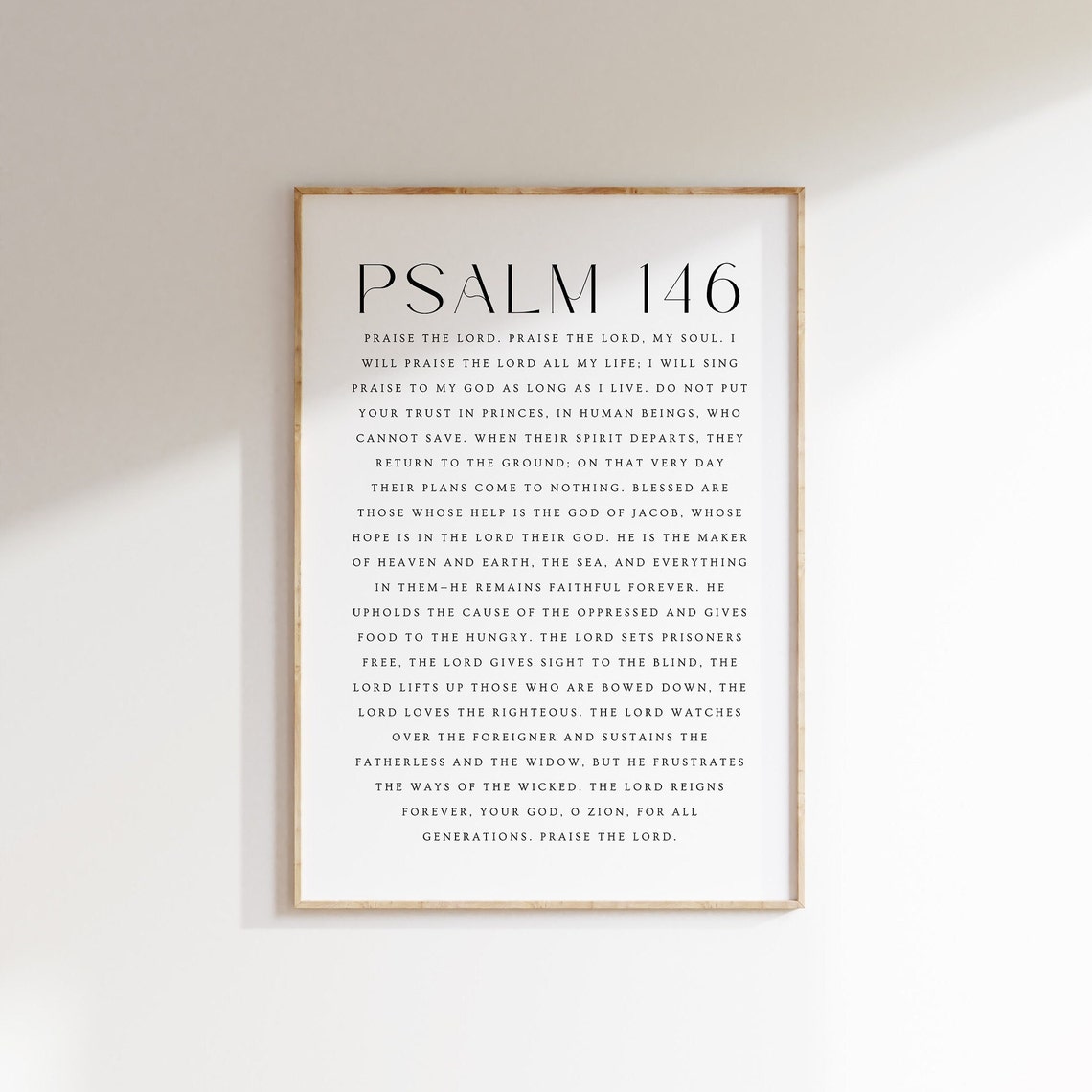 Psalm 146 Praise the Lord Bible Verse Printable Psalm - Etsy