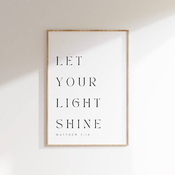 Matthew 5 16 - Etsy