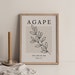 Agape Printable, El Roi Printable, Agape Wall Art, Set of 2 Bible Verse ...
