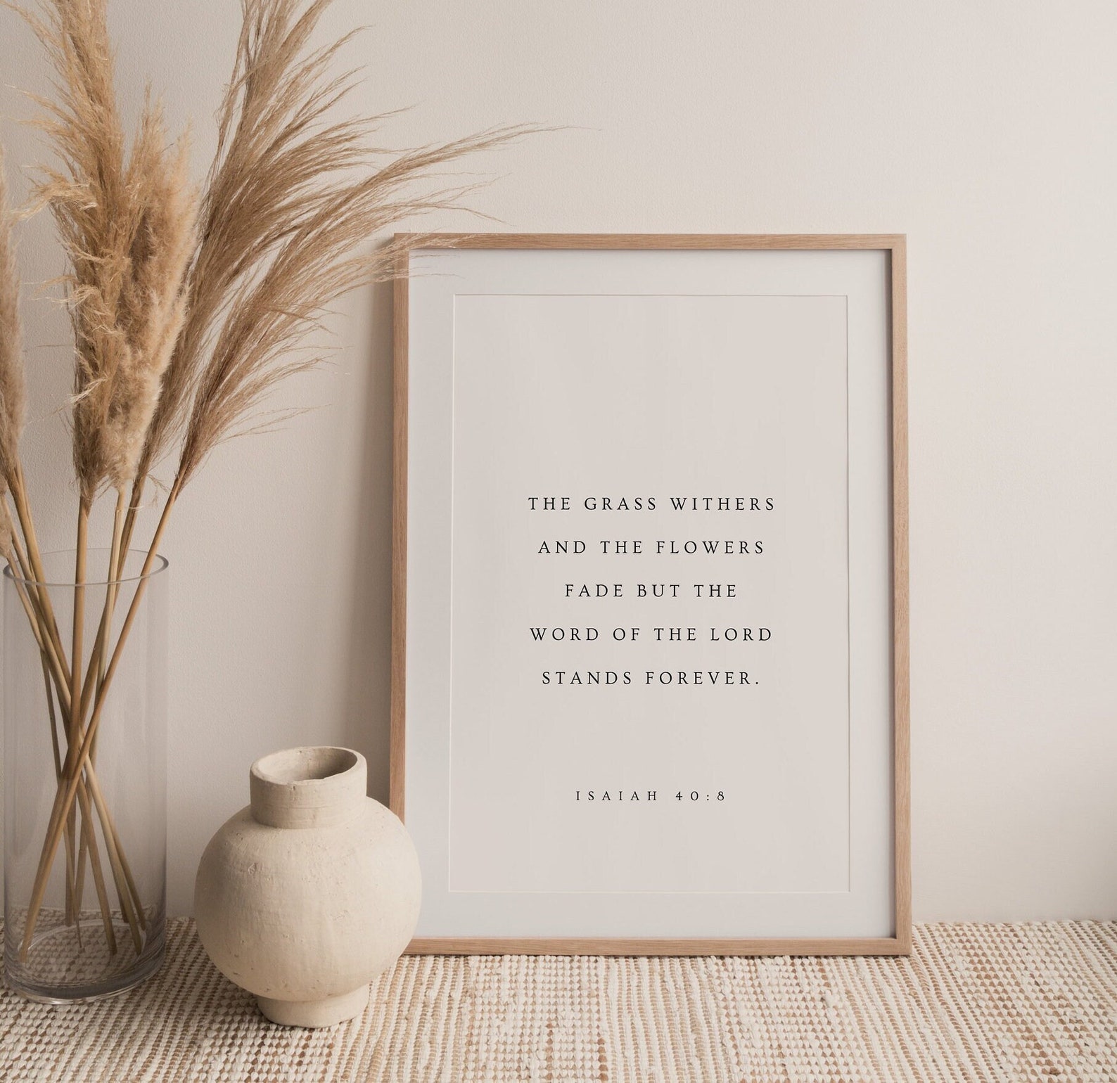 Isaiah 40:8, the Grass Withers & the Flowers Fade, Bible Verse ...
