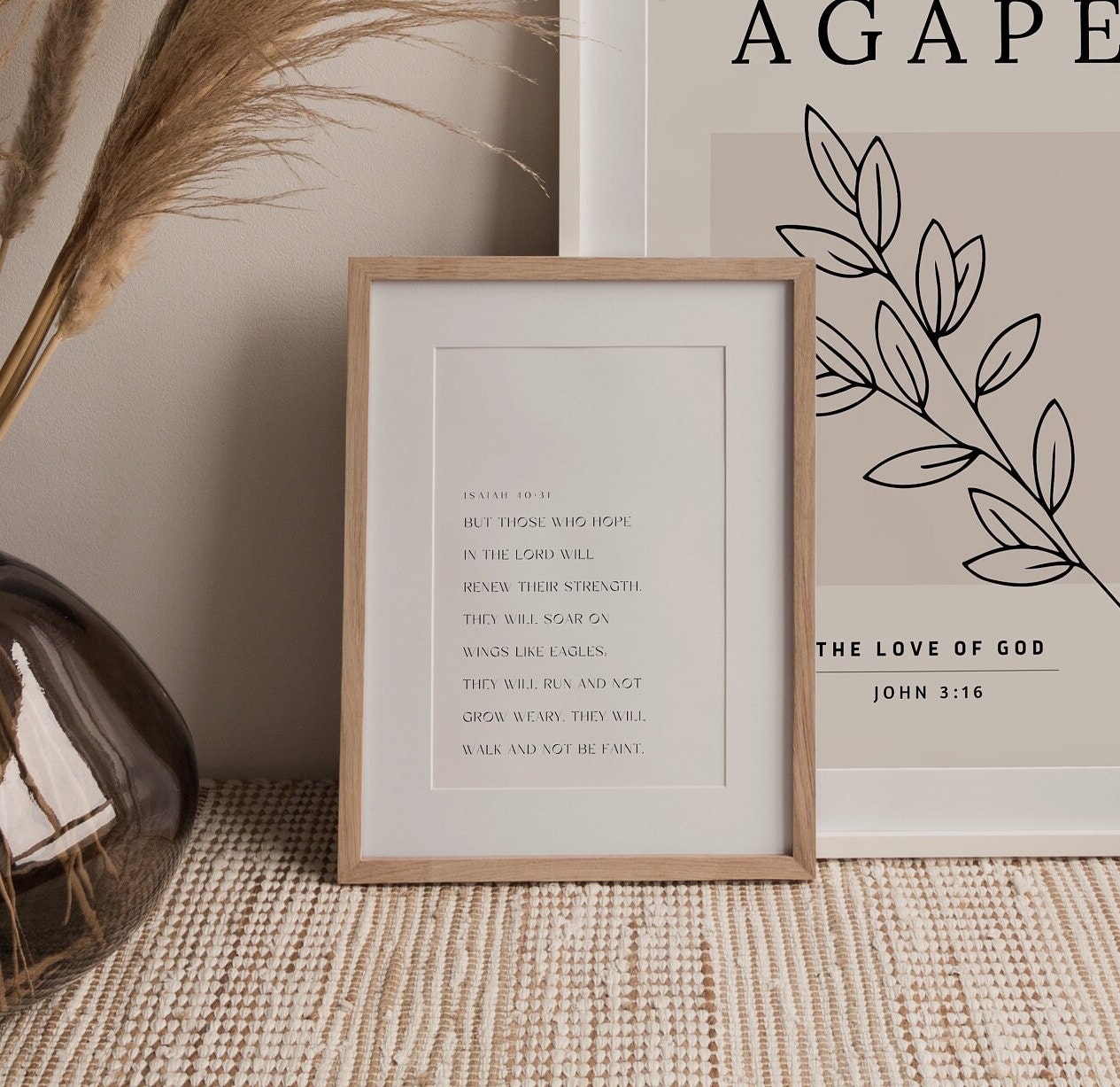 Isaiah 40:31, Those Who Hope in the Lord, Bible Verse Printable ...