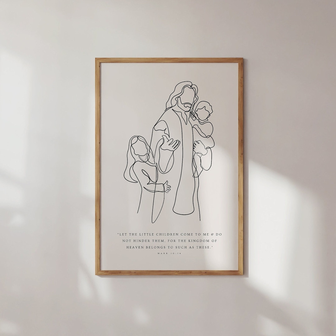 Mark 10:14, Let the Little Children Come to Me, Christian Nursery ...