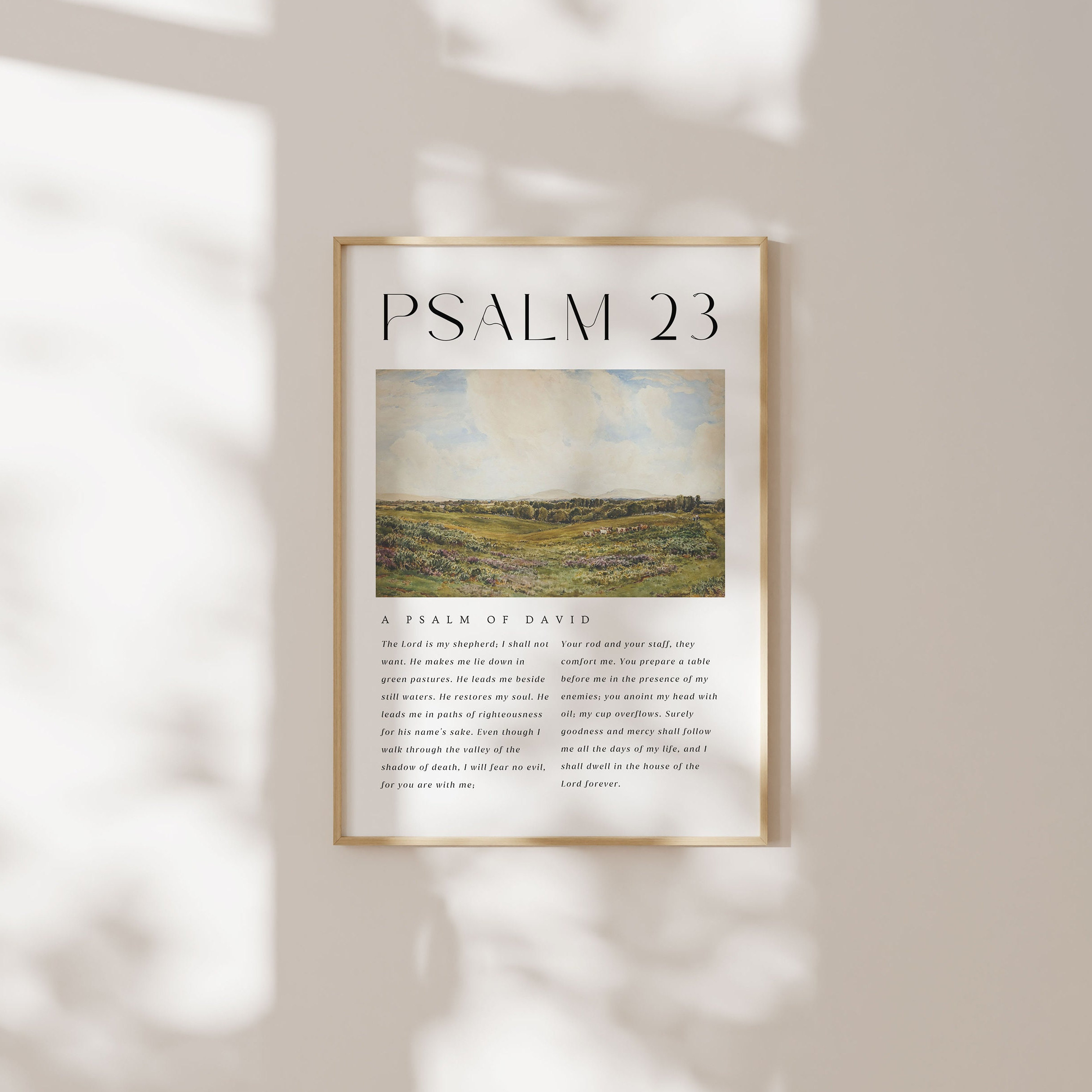 Psalm 23 Wandbilder