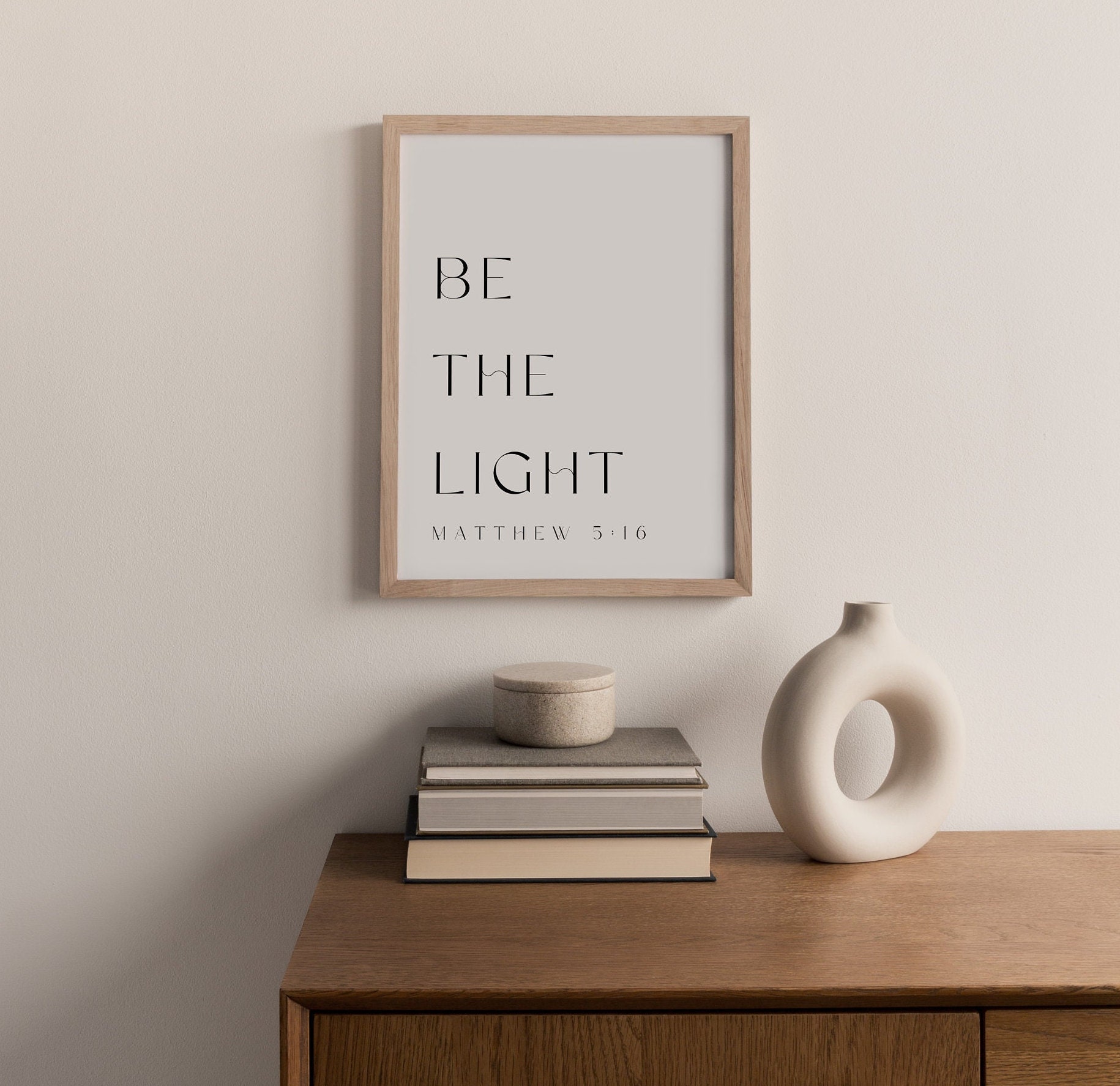 Matthew 5:16 Be the Light Printable Bible Verse Printable - Etsy