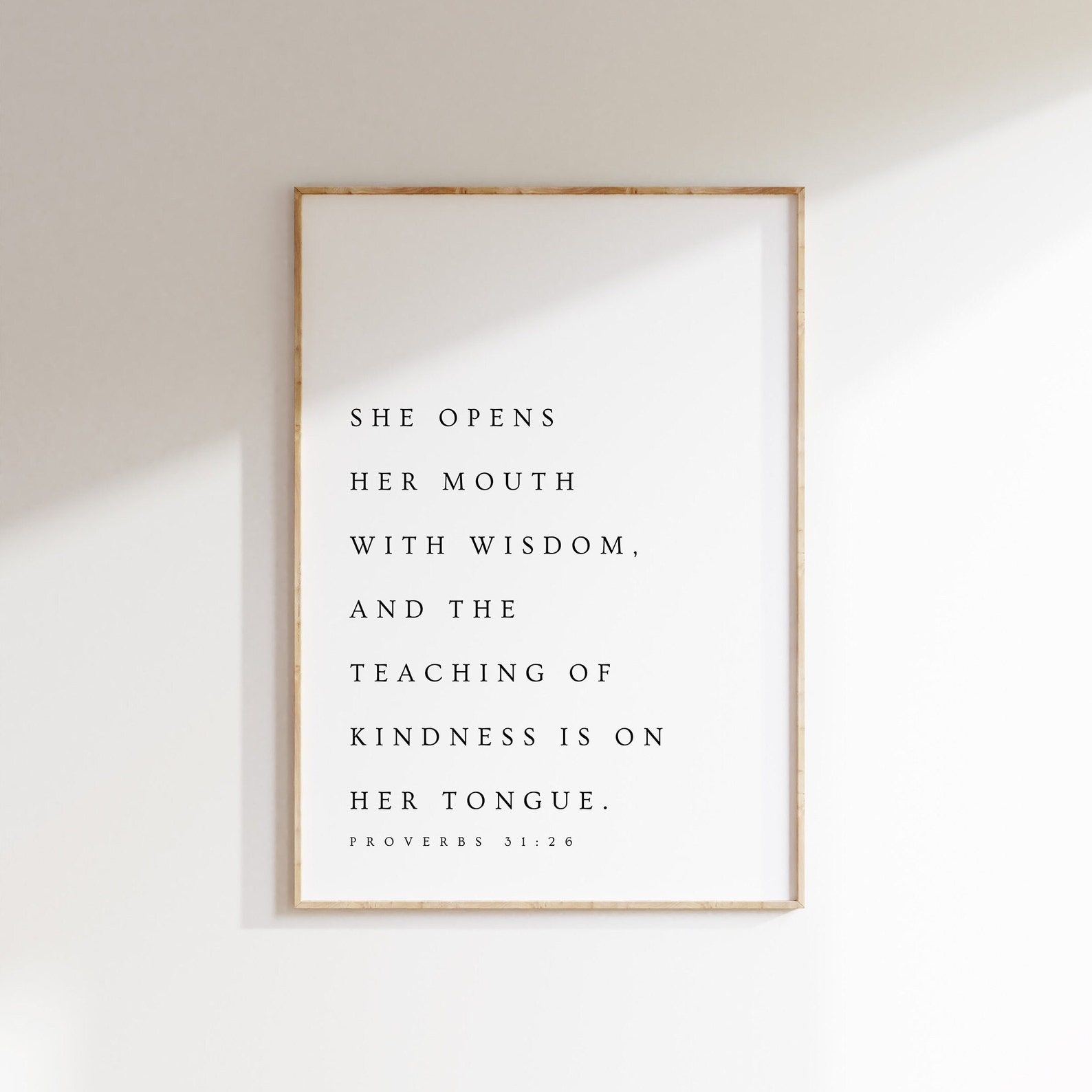 Proverbs 31:26, She Opens Her Mouth With Wisdom, Modern Christian ...