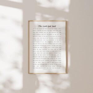 Genesis 2:18-25, It is Not Good for the Man to Be Alone, Christian ...