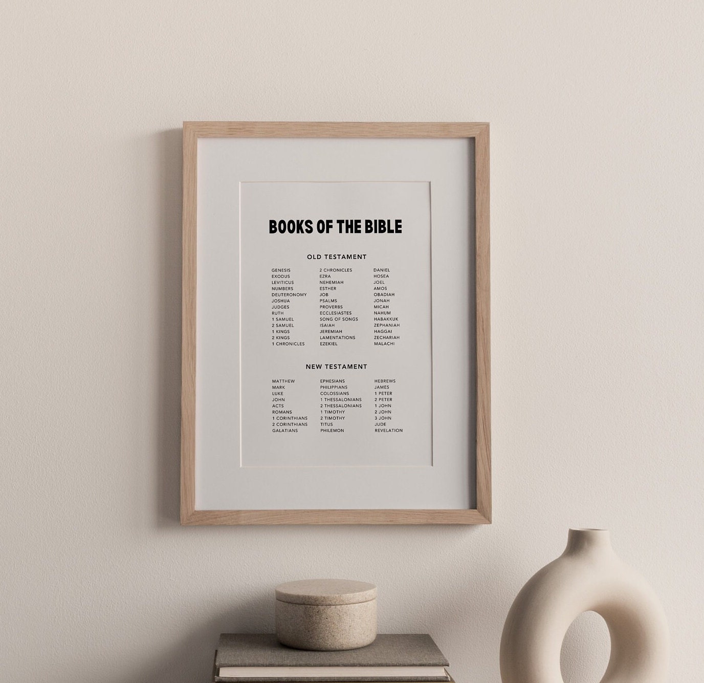 Books of the Bible Poster Books of the Bible Printable - Etsy