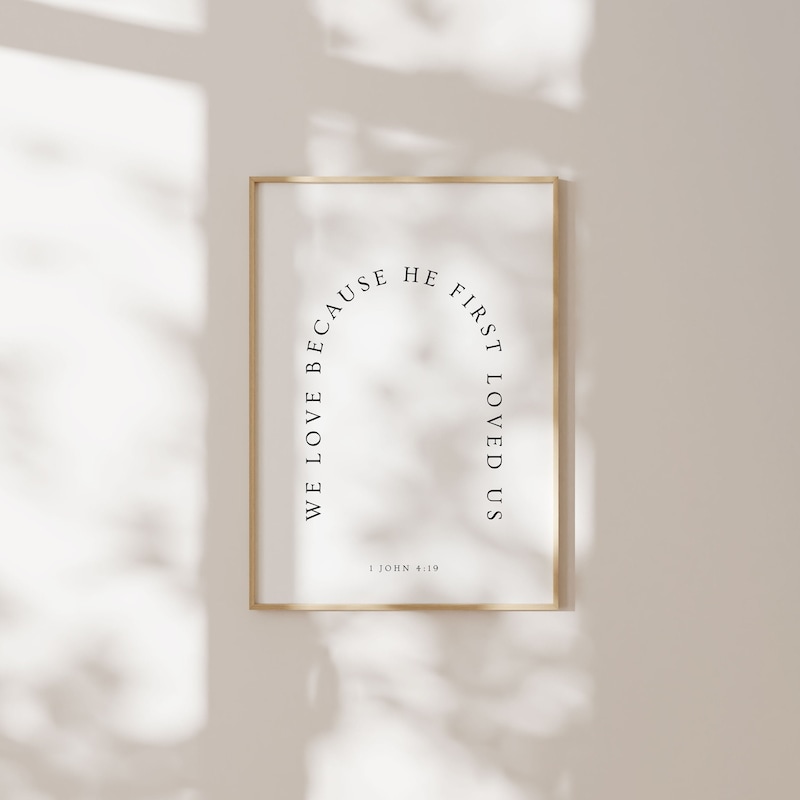 He First Loved Us - Etsy