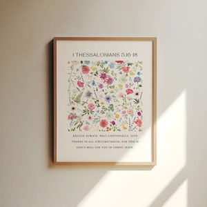 1 Thessalonians 5:16-18, Rejoice Always Pray Continually Give Thanks ...