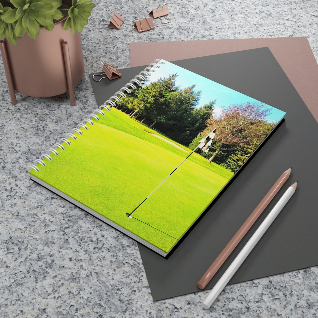 Golf Notebook and Journal, Spiral Style - Etsy