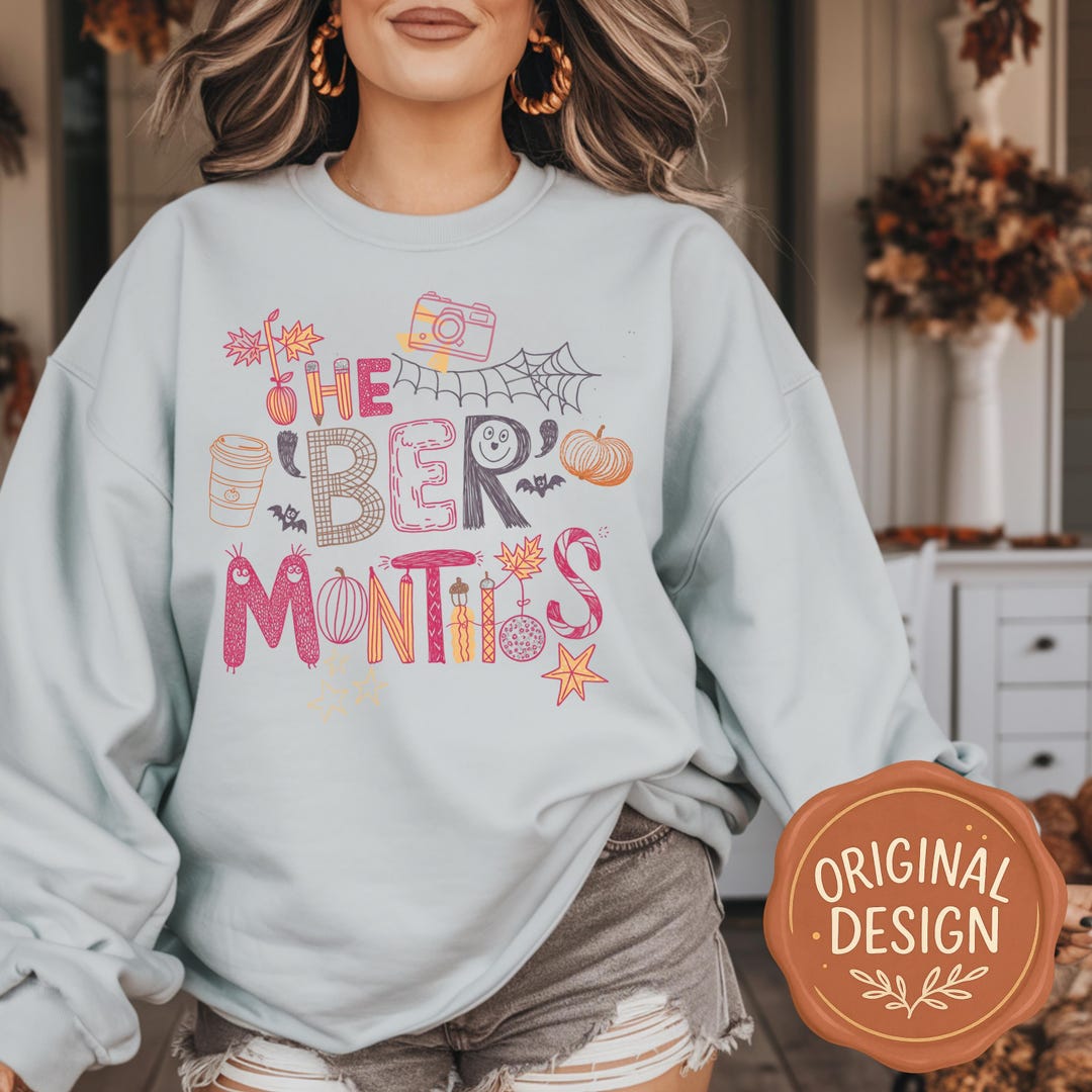 The Ber Months PNG | Kids Teacher School Fall Winter Graphic | Viral ...