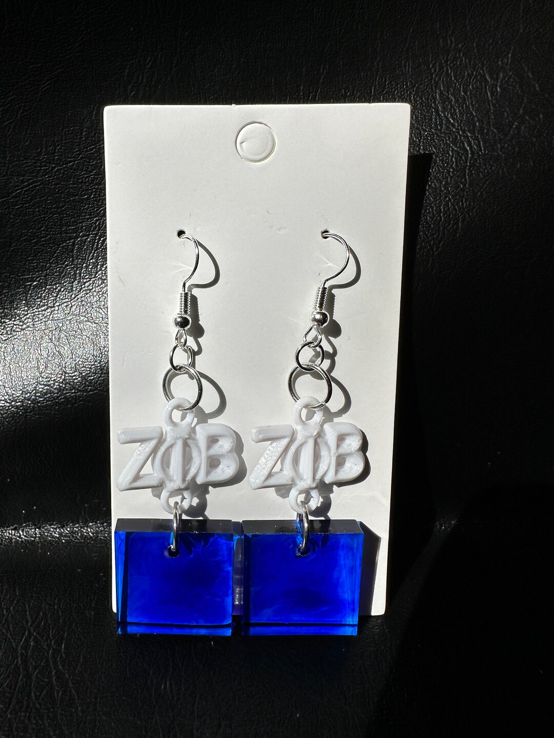 Zphib W-royal Blue Square Earrings - Etsy