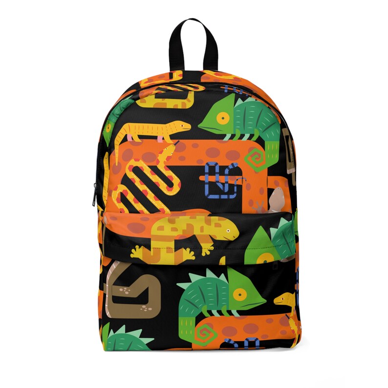 Boys Snakes and Lizards Backpack, Unique Reptiles School Pack, Kids ...