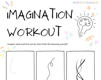 Imagination Workout - an Exercise in Creativity and Imagination - Etsy