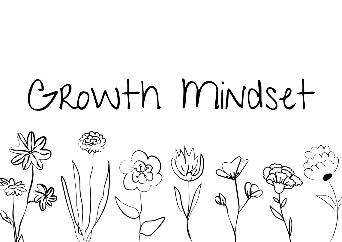 Growth Mindset Poster Duo - Etsy