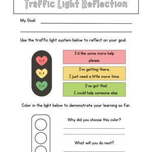 Student Wellbeing Check-in & Reflection Bundle (visuals, Emojis ...