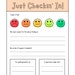 Student Wellbeing Check-in & Reflection Bundle (visuals, Emojis ...