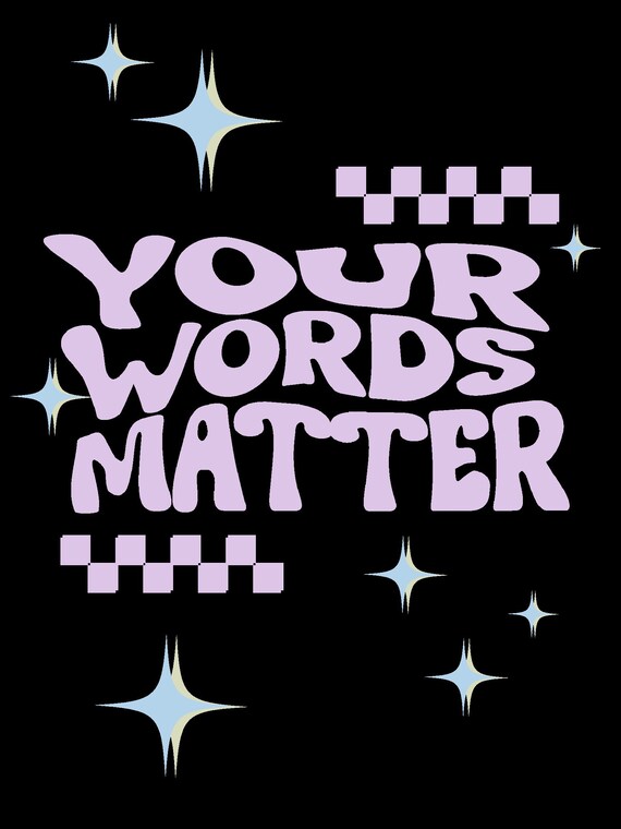 Choose Your Words Poster