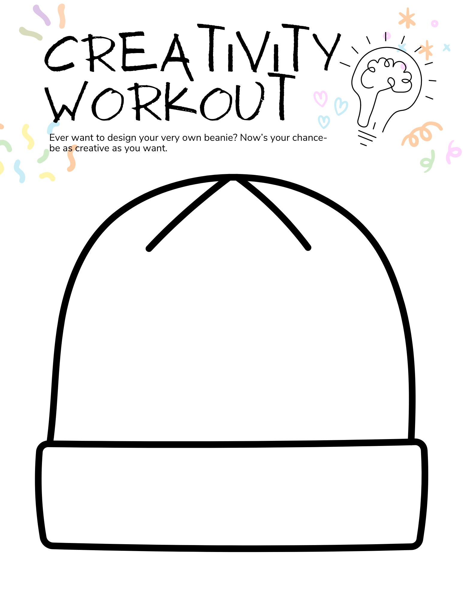 Creativity Workout: A 'design Your Own' Activity Bundle (no Prep Art ...