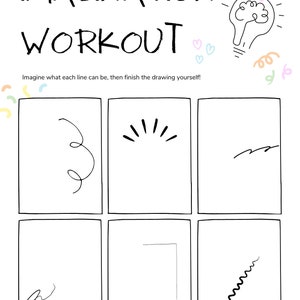 Imagination Workout - an Exercise in Creativity and Imagination - Etsy