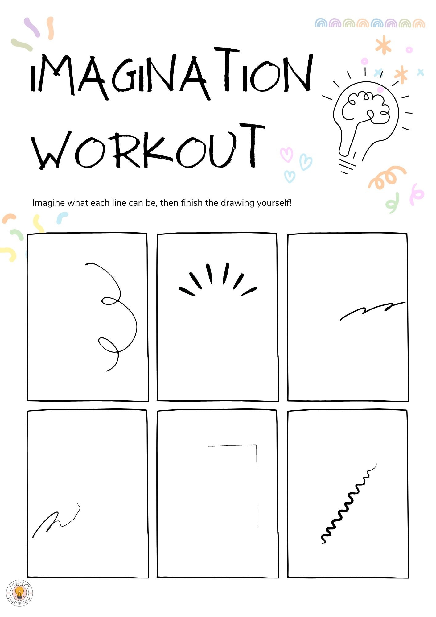 Imagination Workout - an Exercise in Creativity and Imagination - Etsy