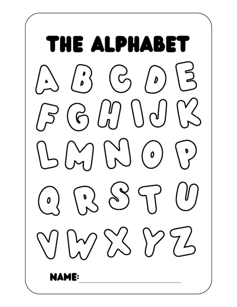 Early Years Alphabet Activity Bundle - Etsy