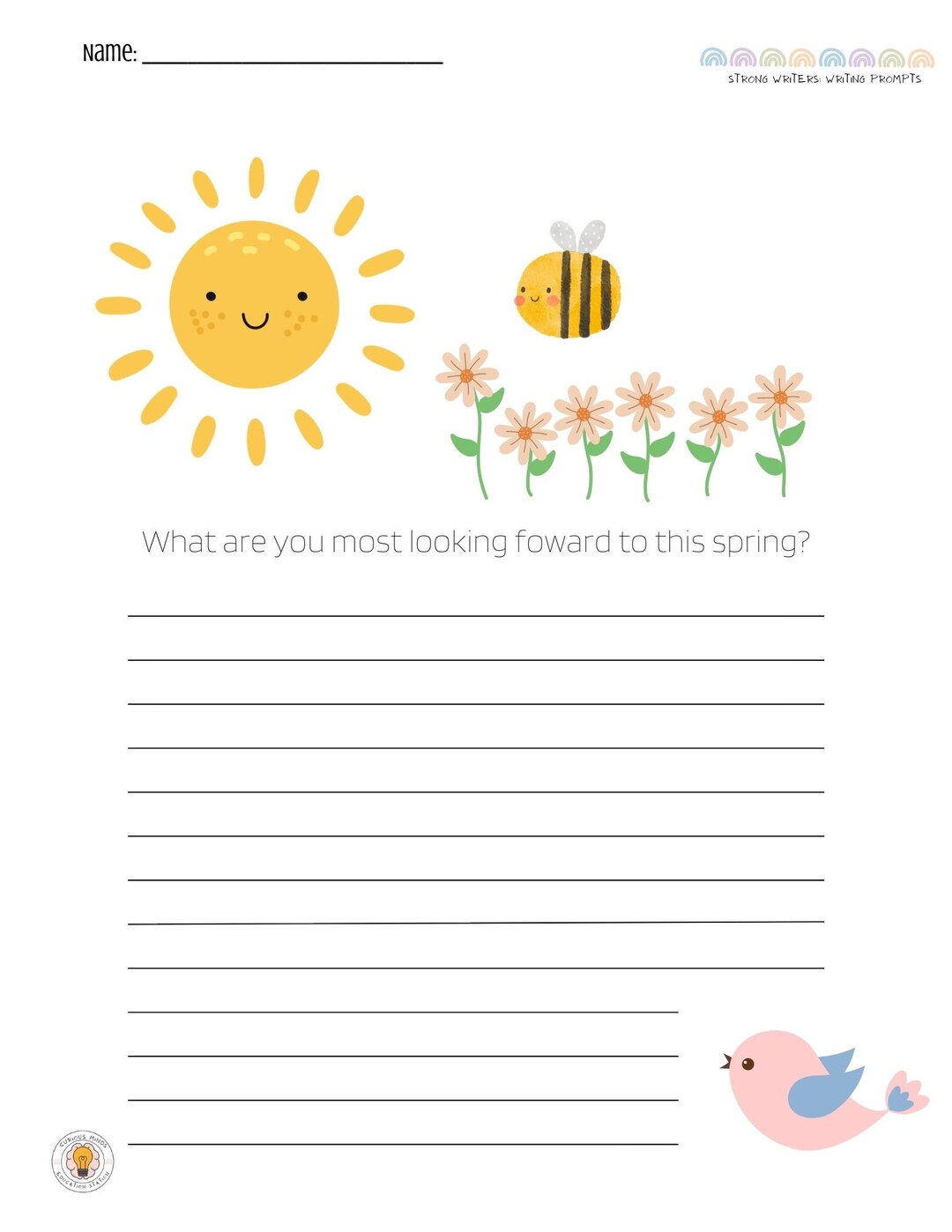 Creative Writing Prompts (no Prep Literacy Bundle) - Etsy