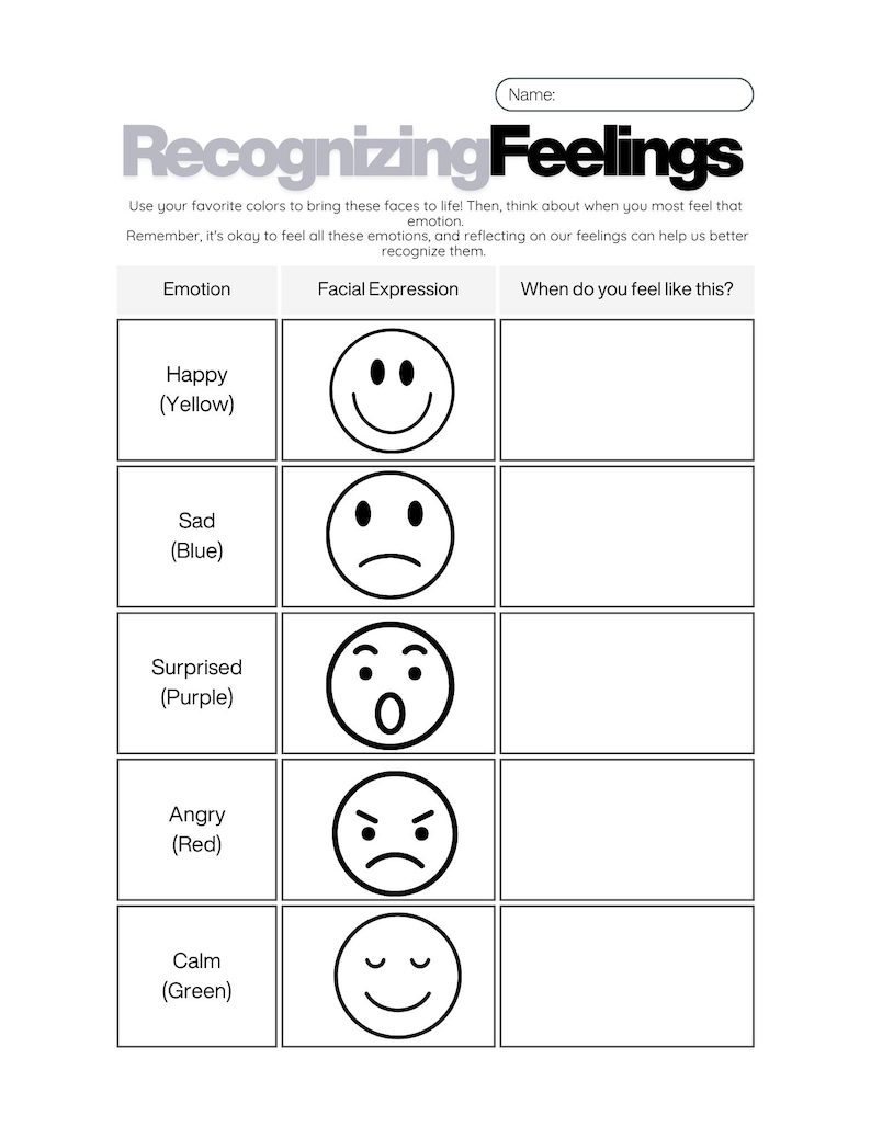 Social Emotional Learning Bundle (SEL, Emotions, Feelings, Worksheet ...