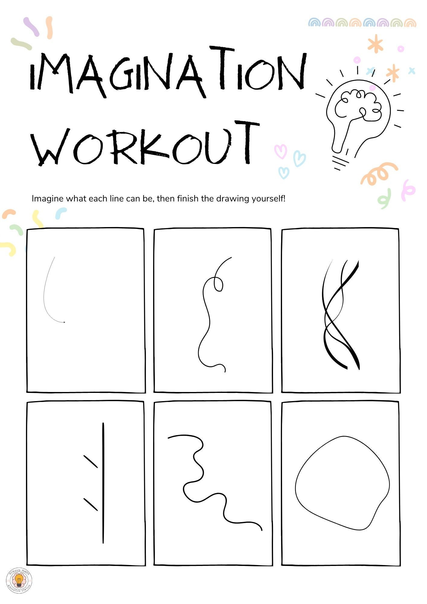 Imagination Workout - an Exercise in Creativity and Imagination - Etsy
