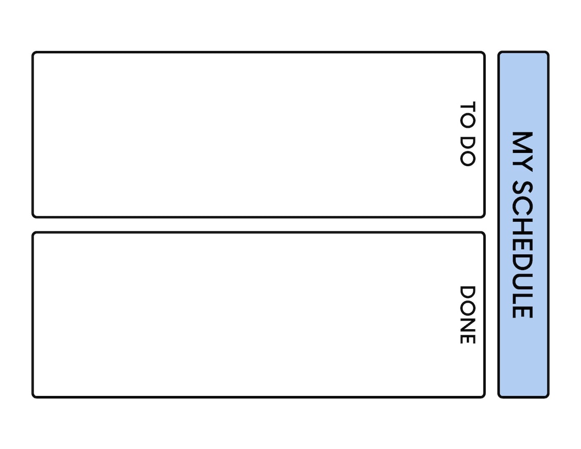 Visual Schedule and Communication Cards Bundle (choice Board, First ...