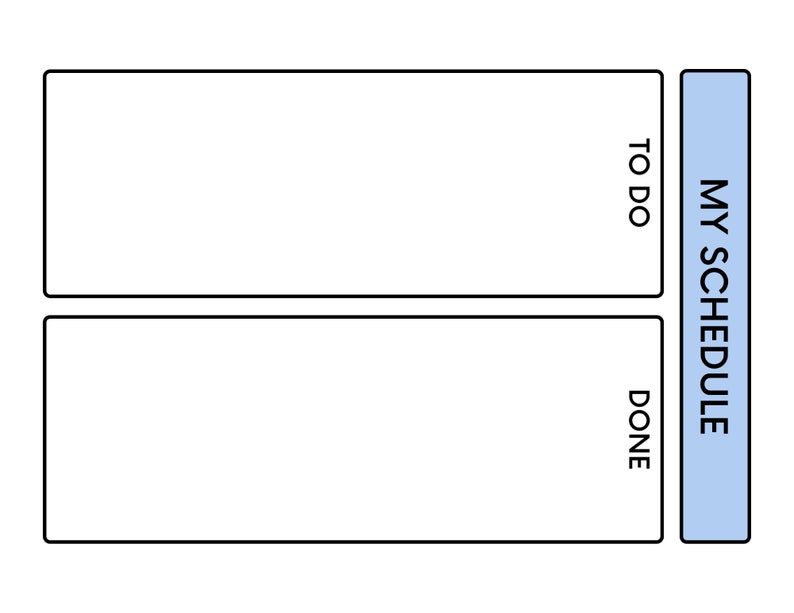 Visual Schedule and Communication Cards Bundle (choice Board, First ...