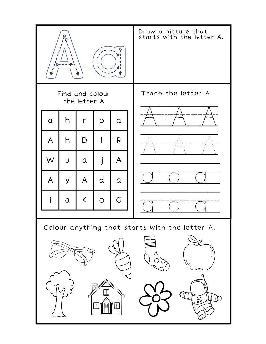 Early Years Alphabet Activity Bundle - Etsy