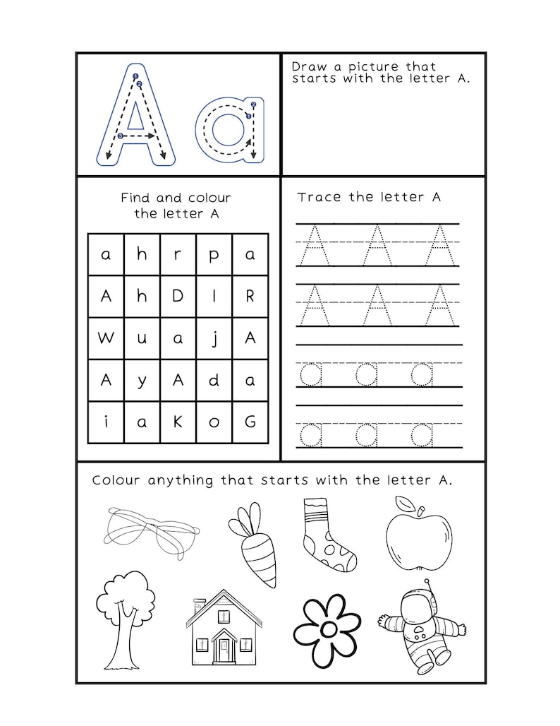 Early Years Alphabet Activity Bundle - Etsy