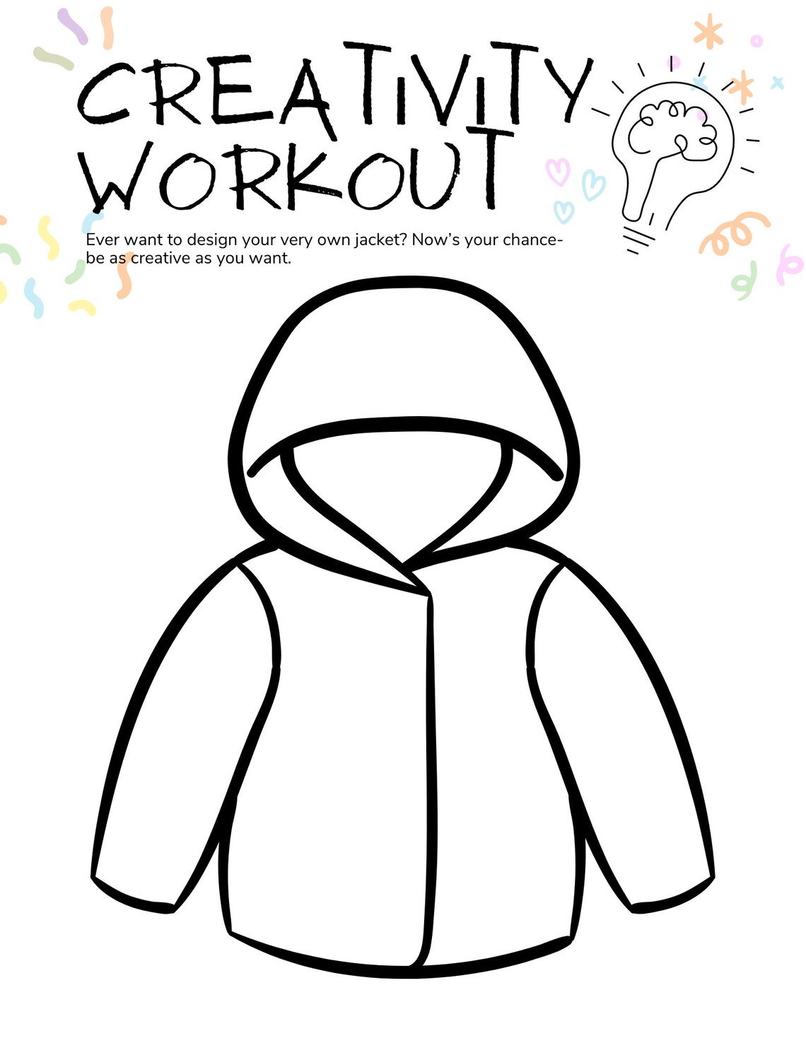 Creativity Workout: A 'design Your Own' Activity Bundle (no Prep Art ...