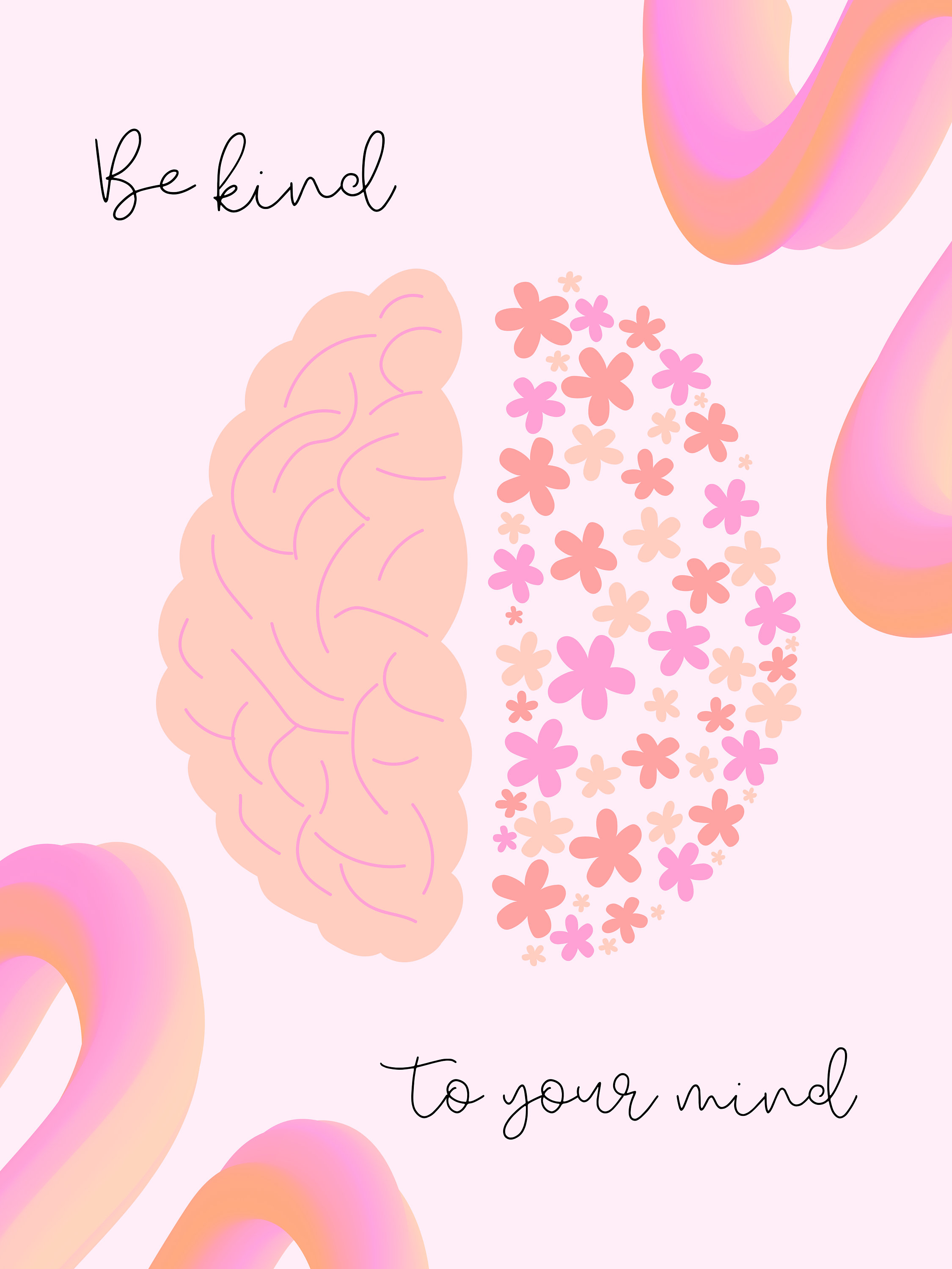 Be Kind to Your Mind Printable Poster - Etsy