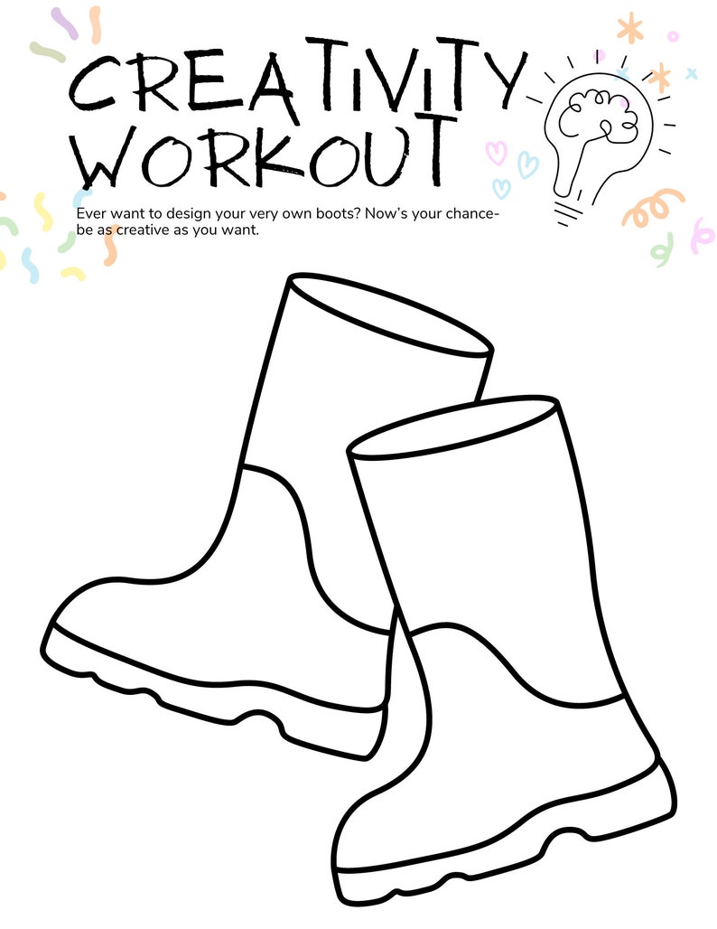 Creativity Workout: A 'design Your Own' Activity Bundle (no Prep Art ...