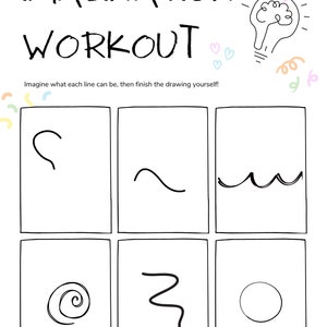Imagination Workout - an Exercise in Creativity and Imagination - Etsy