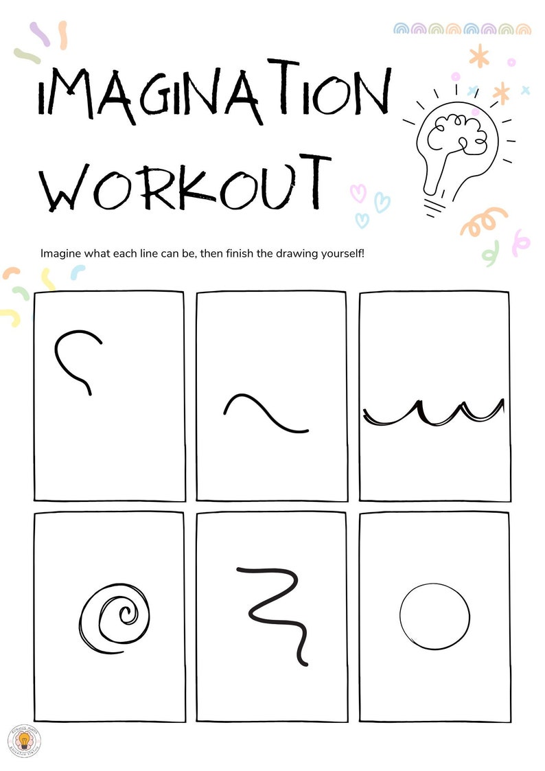 Imagination Workout - an Exercise in Creativity and Imagination - Etsy