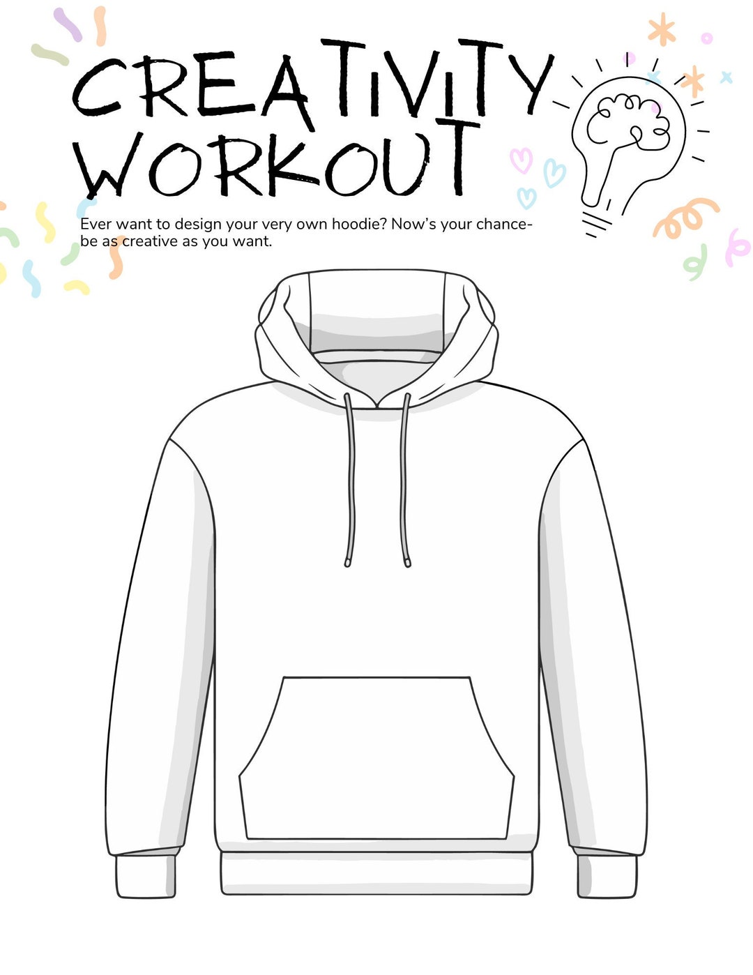 Creativity Workout: A 'design Your Own' Activity Bundle (no Prep Art and Imagination Bundle) - Etsy