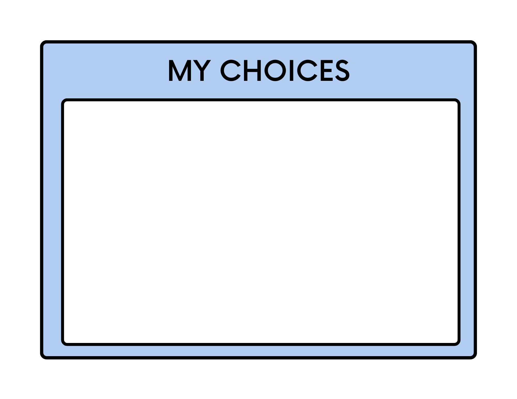 Visual Schedule and Communication Cards Bundle (choice Board, First ...