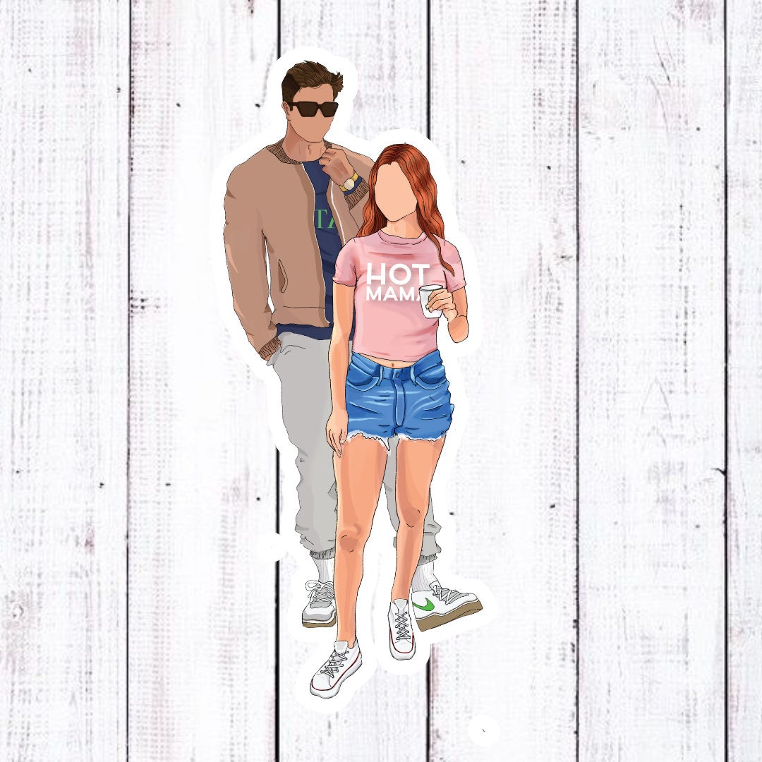 False Start Sticker Kyle Robbins & Madelyn Red Zone Rivals Booktok Kandi Steiner Sports Romance ...