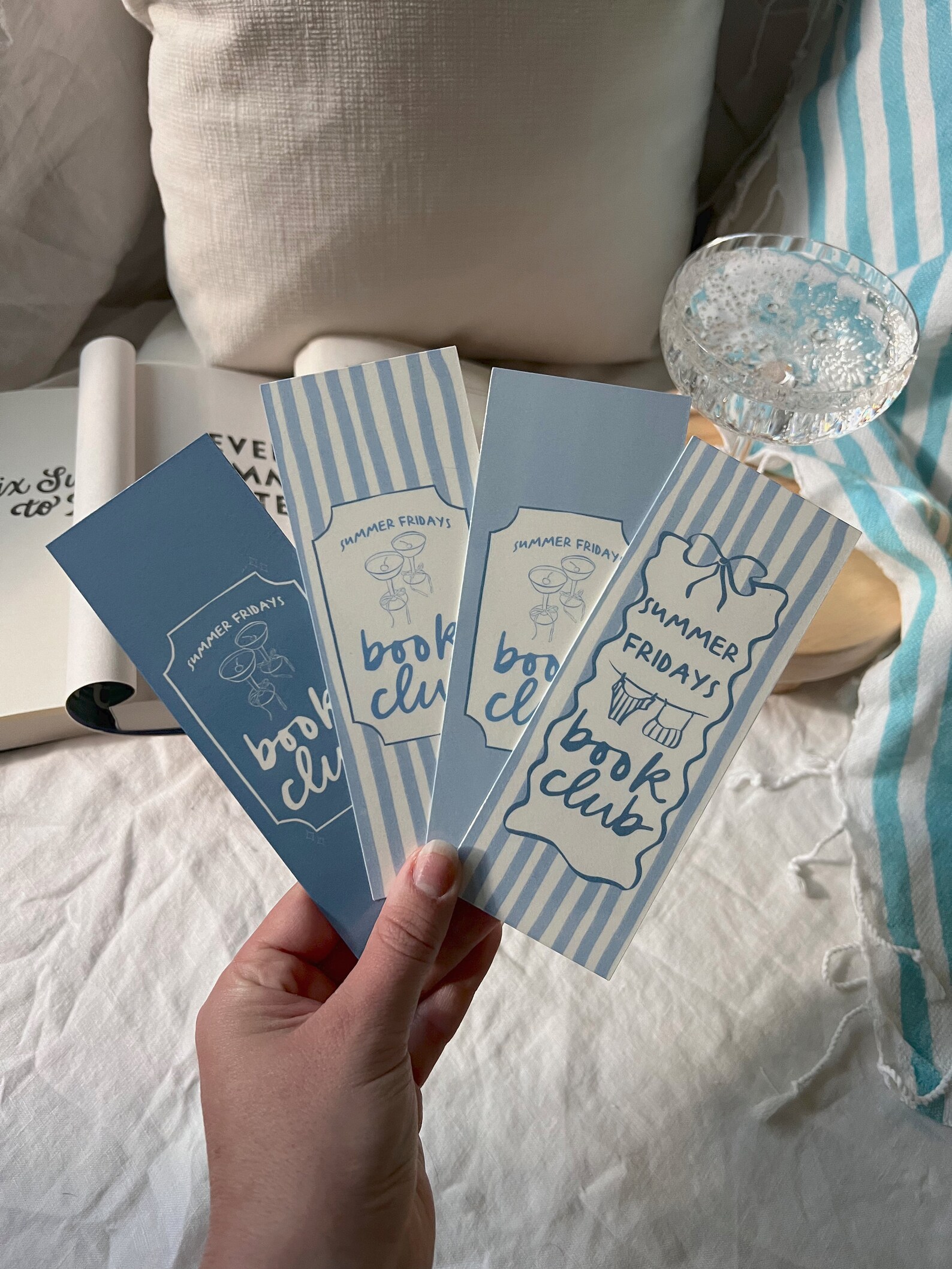 Summer Fridays Book Club Bookmark - Etsy