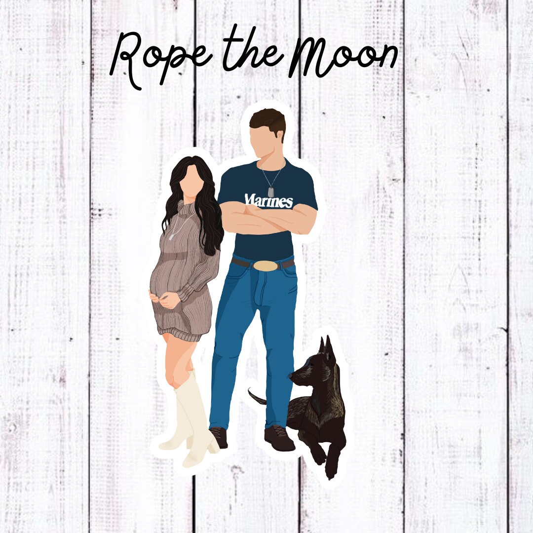 Rope the Moon Sticker Runaway Ranch Ava Hunter - Etsy