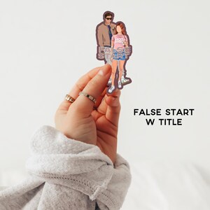 False Start Sticker | Kyle Robbins & Madelyn | Red Zone Rivals | Booktok | Kandi Steiner ...