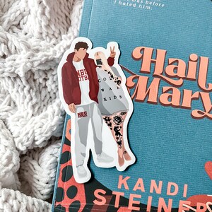 Hail Mary Sticker Leo Hernandez & Mary Silver Red Zone Rivals Booktok ...