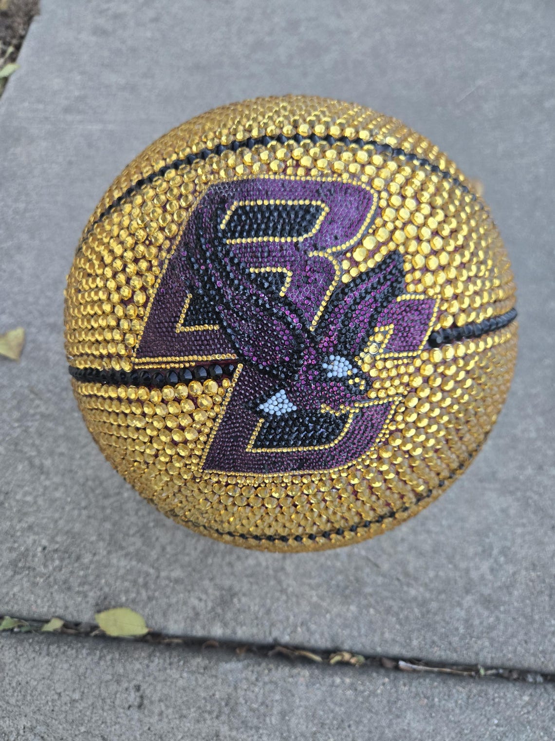 Bedazzled Basketball - Etsy