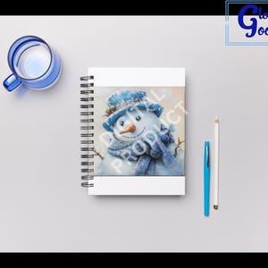 Snowman Art Print, Digital Download for Journals, Home and Office Decor ...