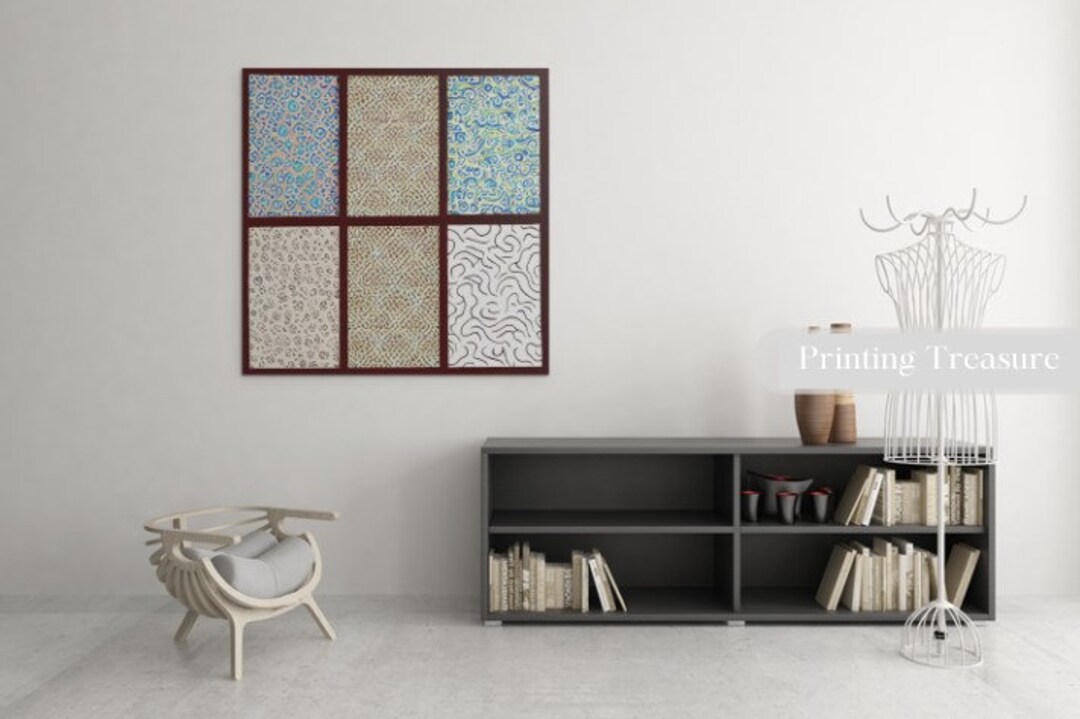 Classic Subtle Pattern Wall Art Decor - Etsy