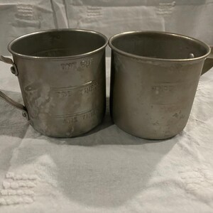 Vintage Aluminum Measuring Cup, Vintage Aluminum, Vintage Measuring Cup ...